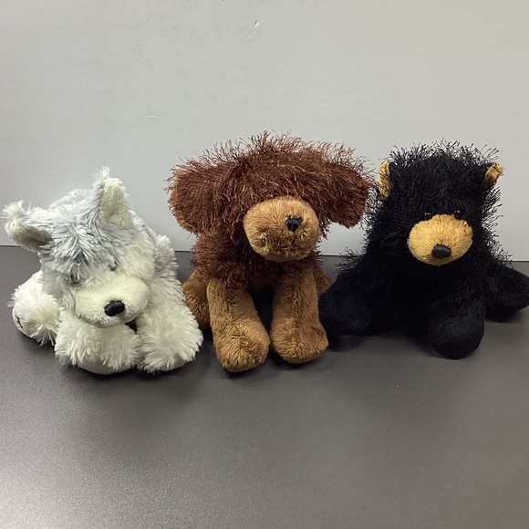 webkinz | Toys | Webkinz Plush Lot Black Bear Husky Brown Dog | Poshmark
